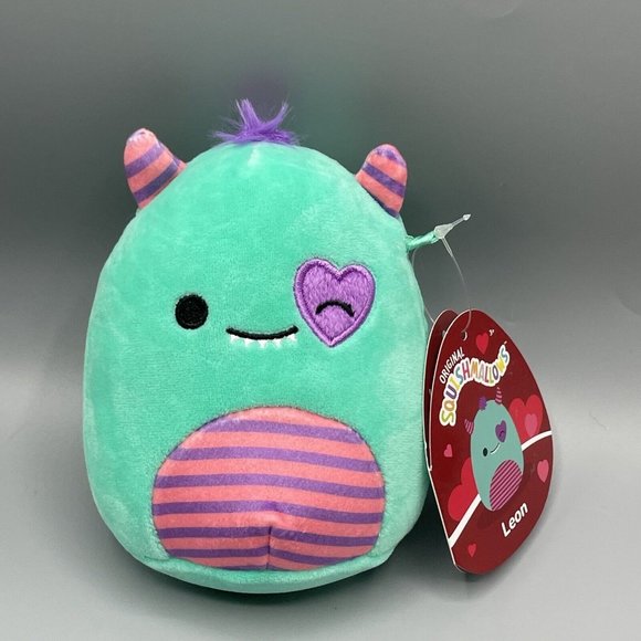 Squishmallows | Toys | Squishmallows Leon The Love Monster 5 Valentines ...